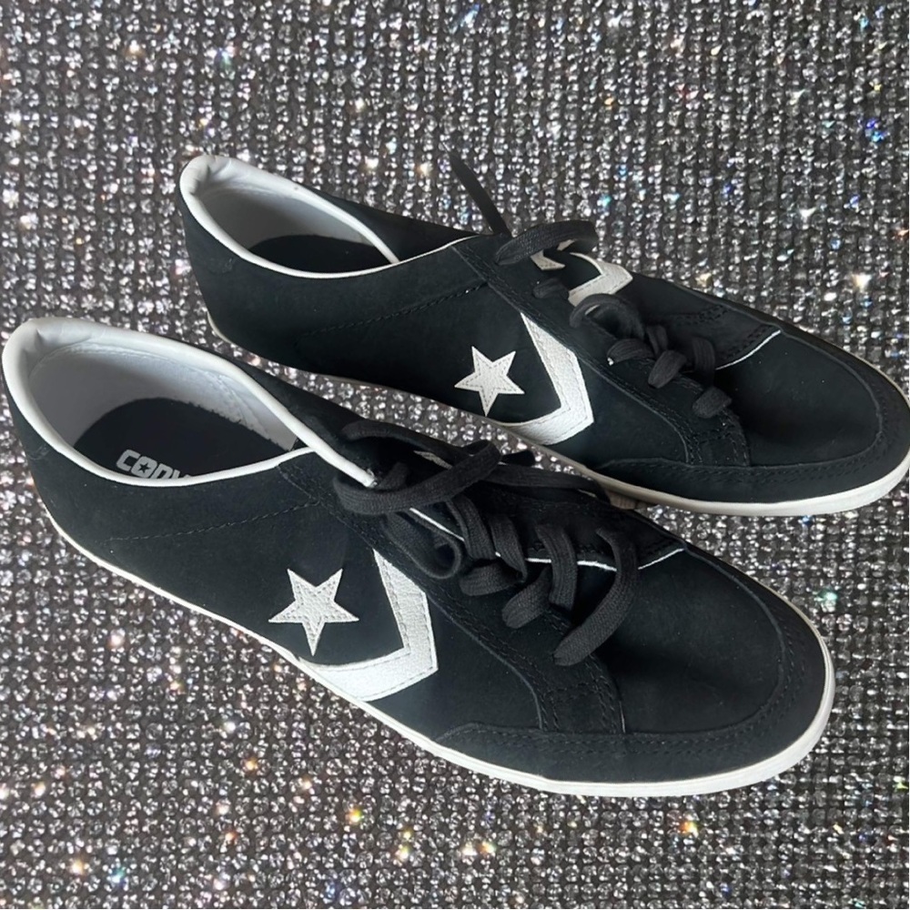 Converse Sneakers Black White Runners Shoes Men’s Sta… - Gem
